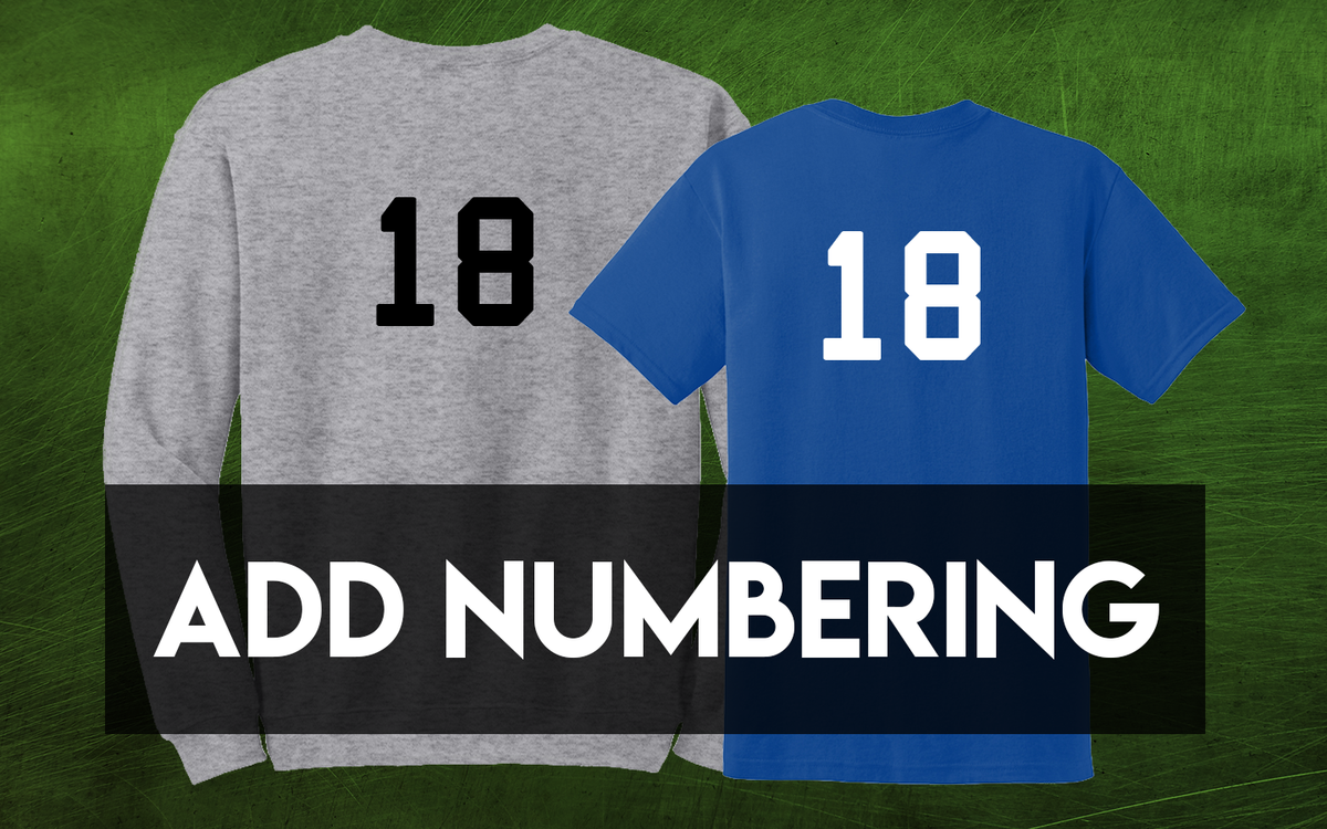 Numbering – Apparel Lineup